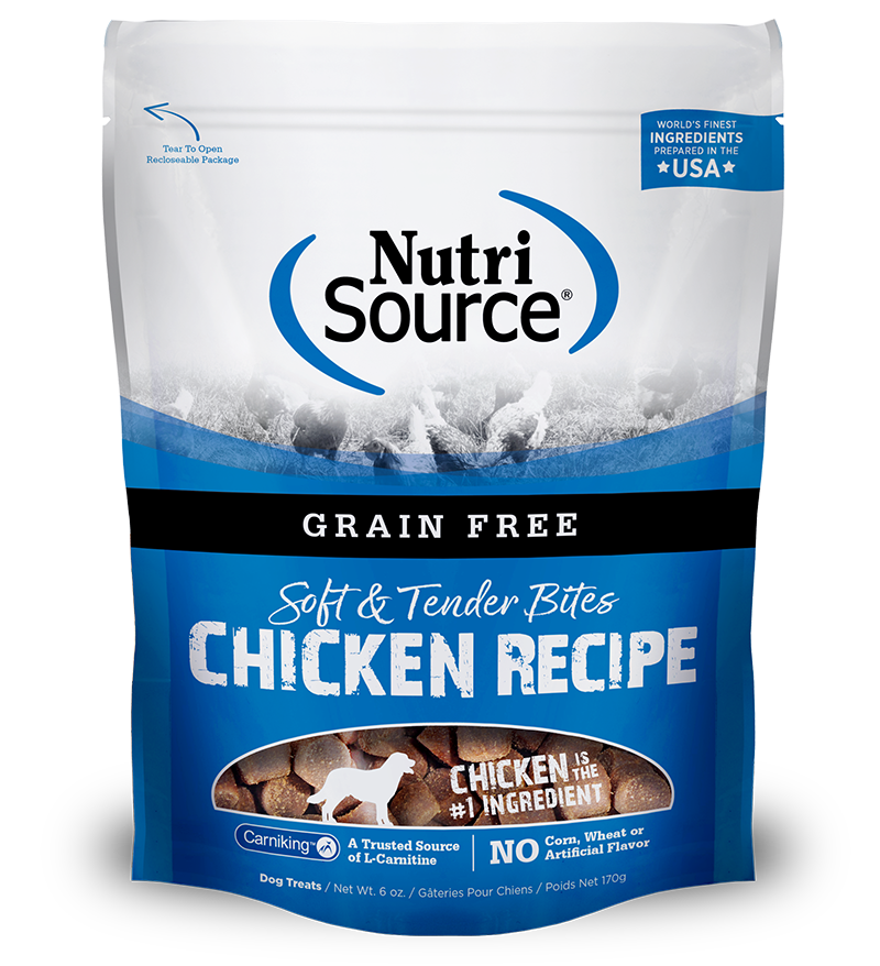 NutriSource® Grain-Free Chicken Bites Dry Dog Treat - Lake Barrington ...